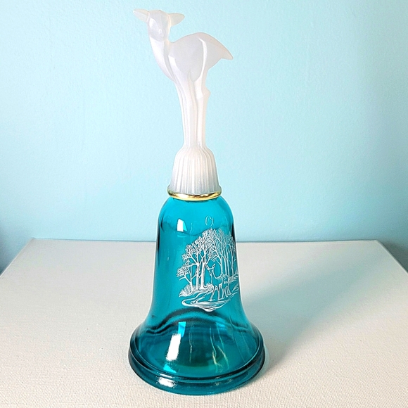 Avon | Accents | 981 Avon Annual Bell Perfume Bottle Enchanted Deer ...